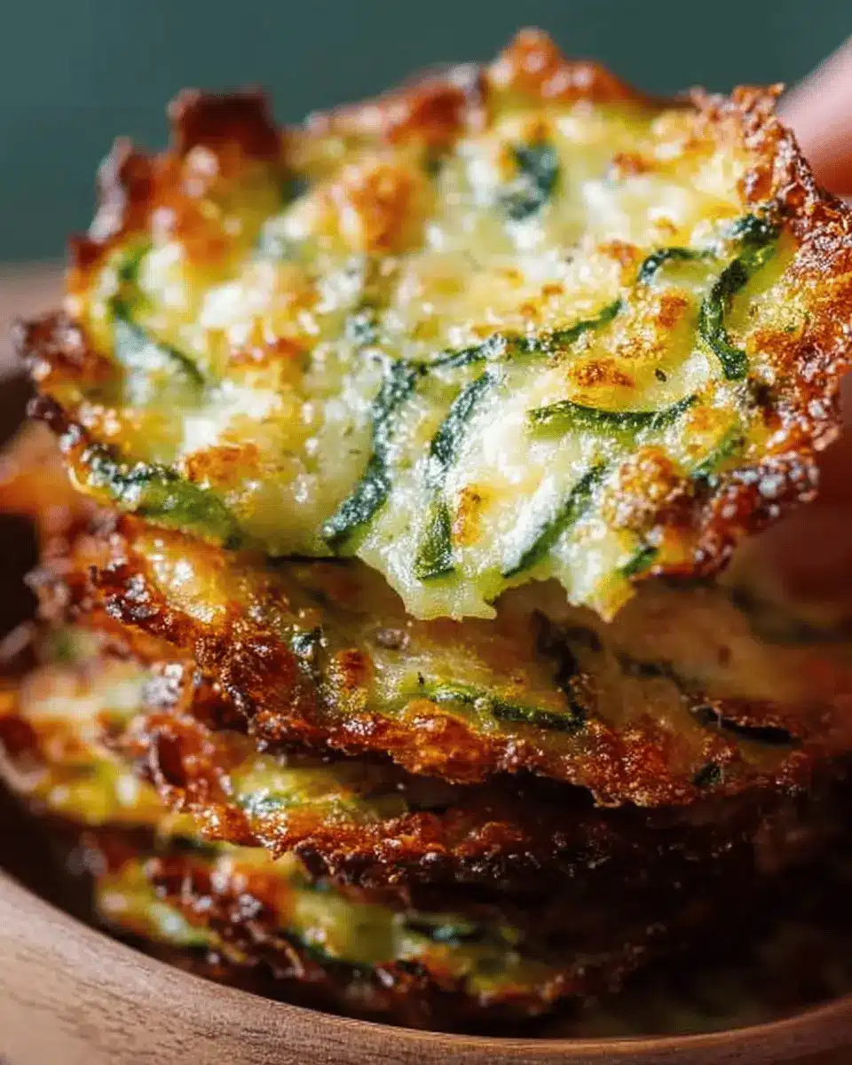Zucchini Cheese Crisps