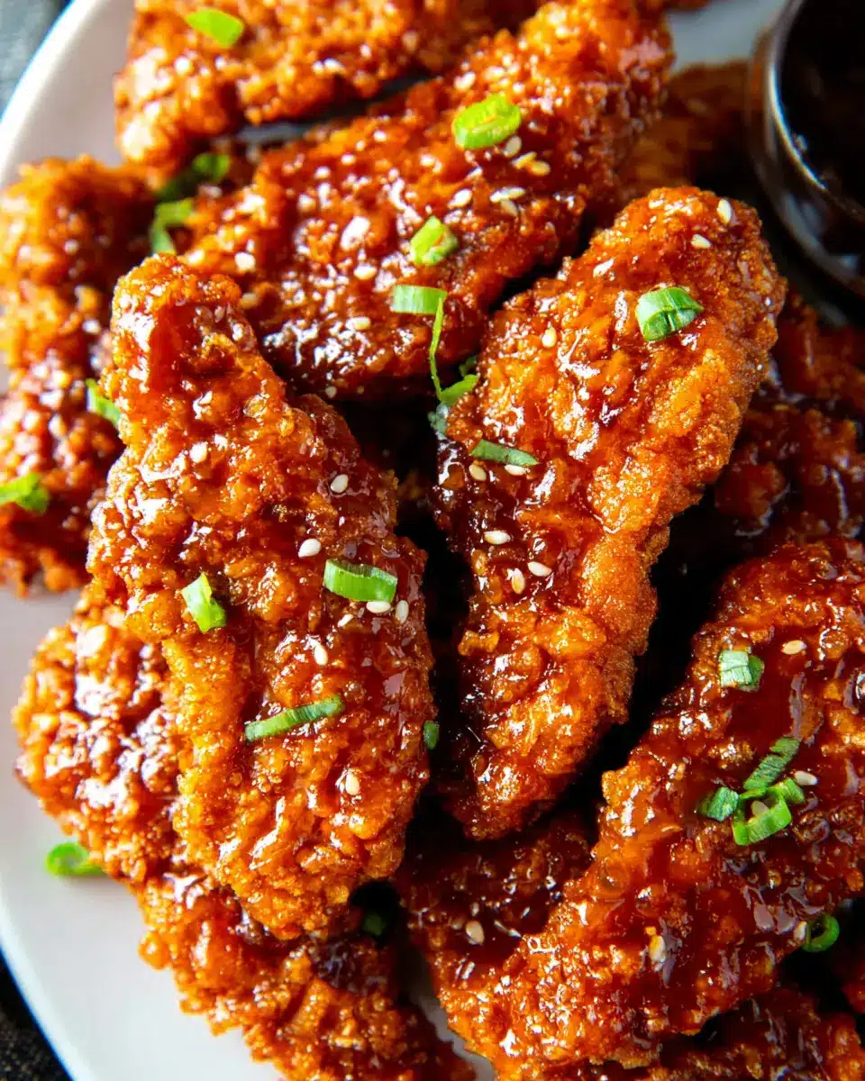 easy sticky chicken tenders
